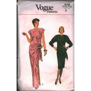 Simplicity | Office | Vogue 96 Sewing Pattern Misses Dress Evening Gown ...